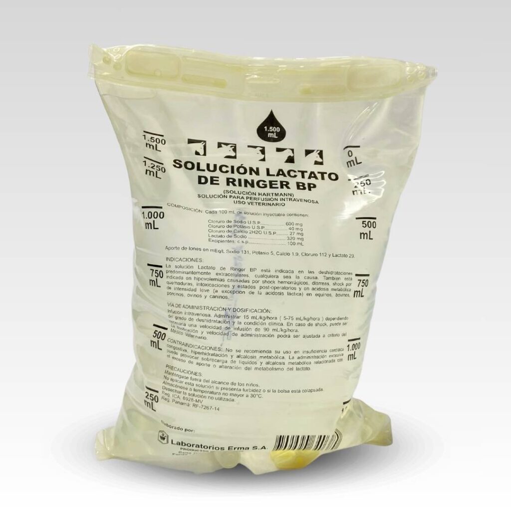 RINGER LACTATO - Laboratorios ERMA