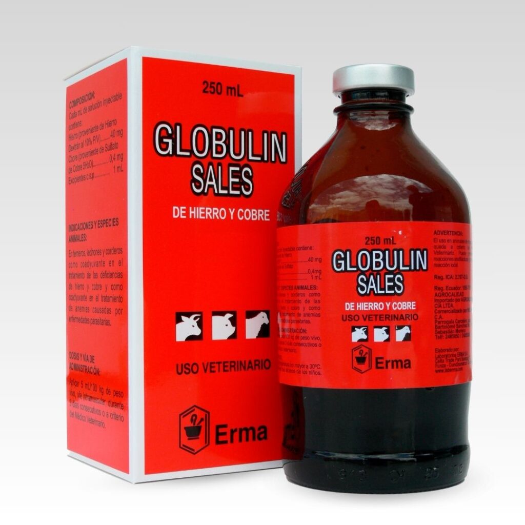 GLOBULIN SALES 250ML - Laboratorios ERMA